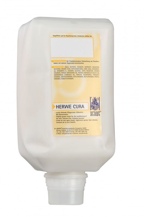 Herwe Cura Hautpflegecreme 1000 ml Beutel-